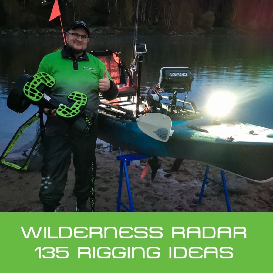 Kayak Review & Rigging Ideas : Wilderness Radar 135 - RAILBLAZA
