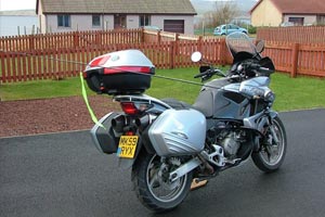 Mounting Rod Holder To Your Motorcycle For Fly Fishing, Shetland UK ...